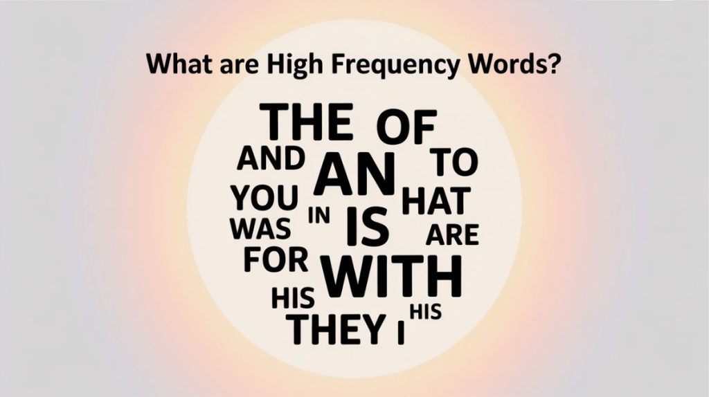 High Frequency Words: Teach Kids to Read with Confidence